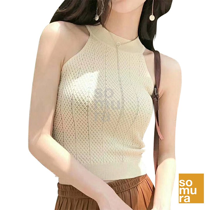 HALTER KNITTED TOP (SM588) | Shopee Philippines