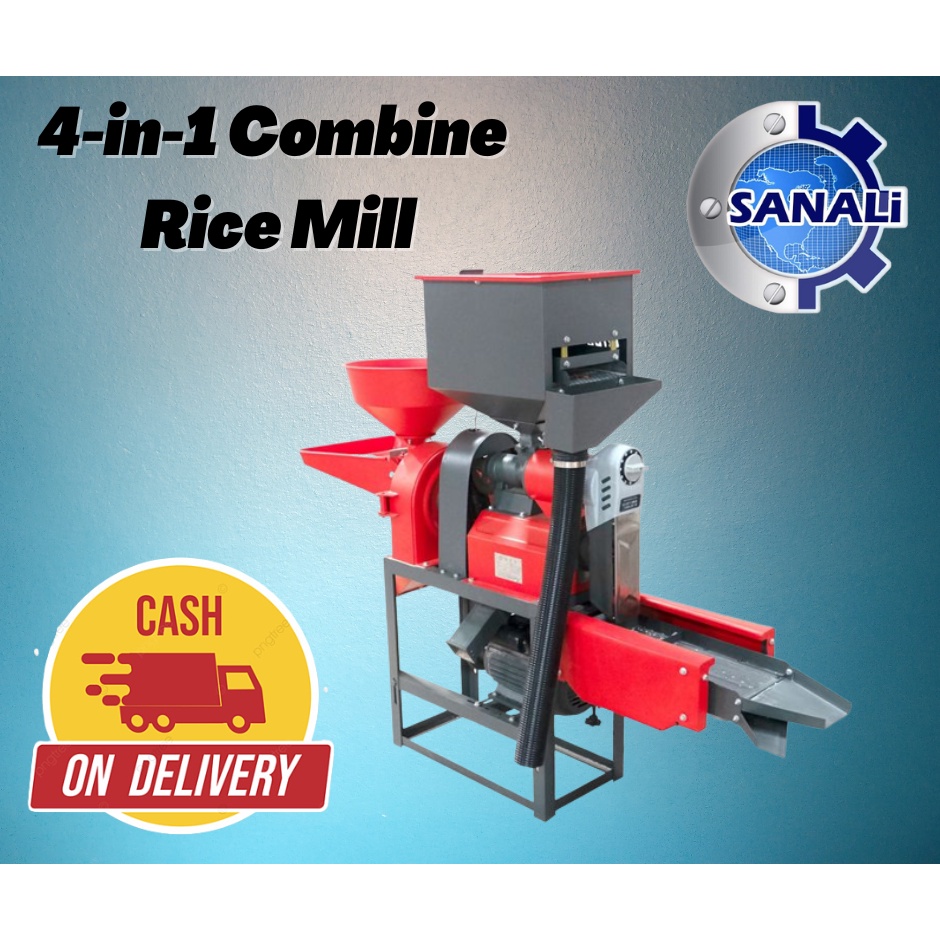 4-IN1 Combined Rice Mill (3hp Motor) | Shopee Philippines