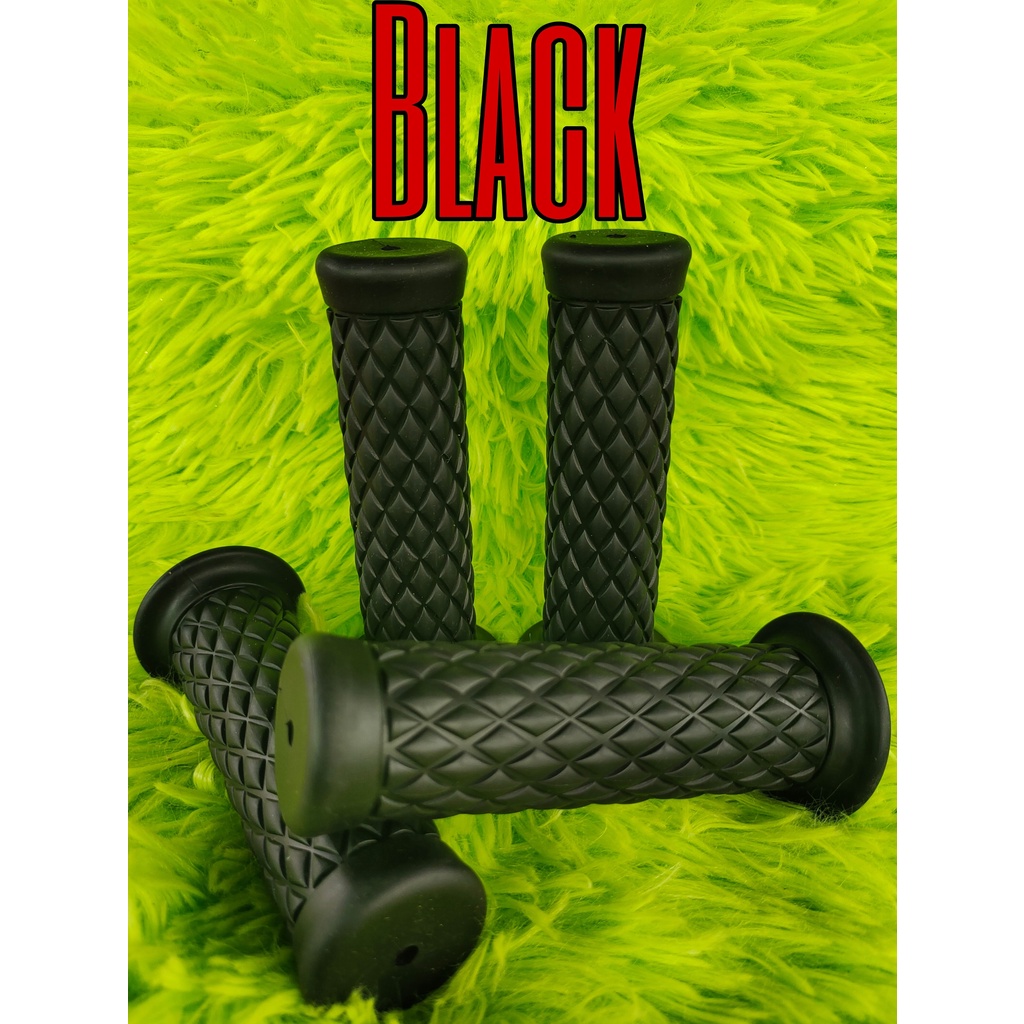 Universal Vintage Handle Grips (Black) | Shopee Philippines