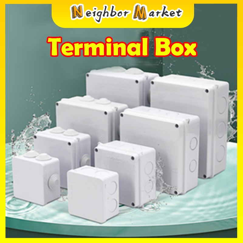 ABS Plastic IP65 Waterproof Junction Box DIY Outdoor Electrical ...