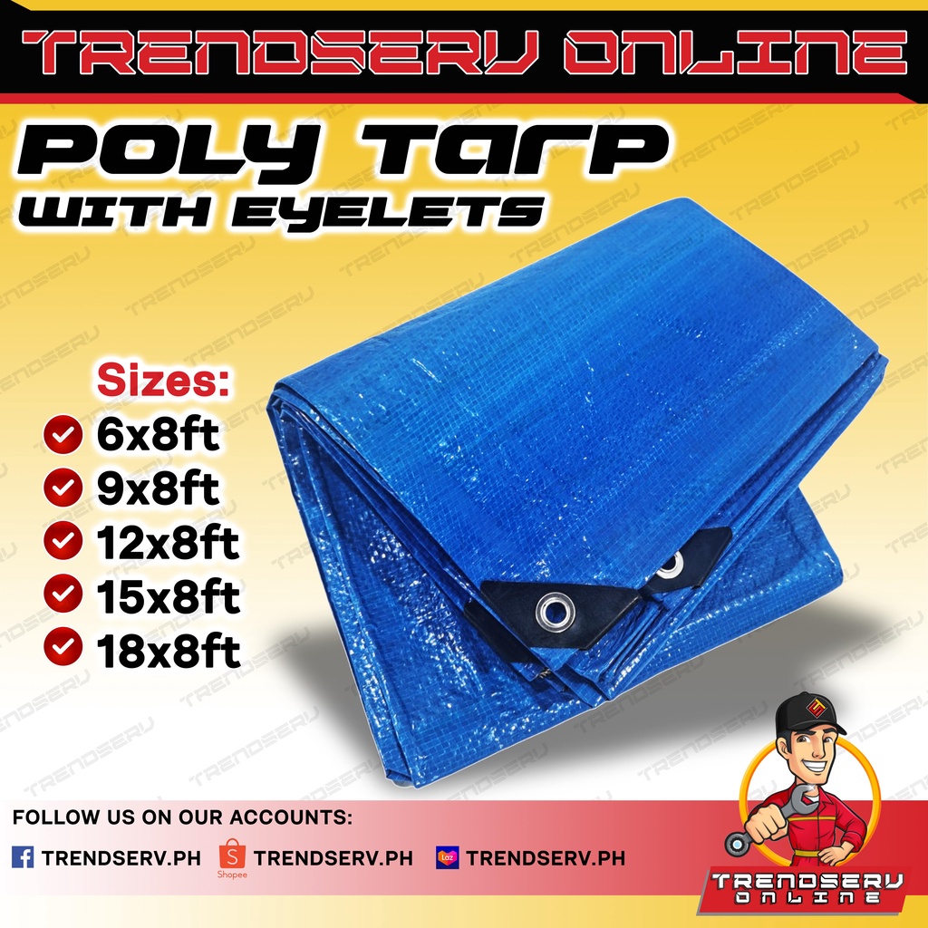 Sakulin with Eyelets Poly tarp Trapal | Shopee Philippines