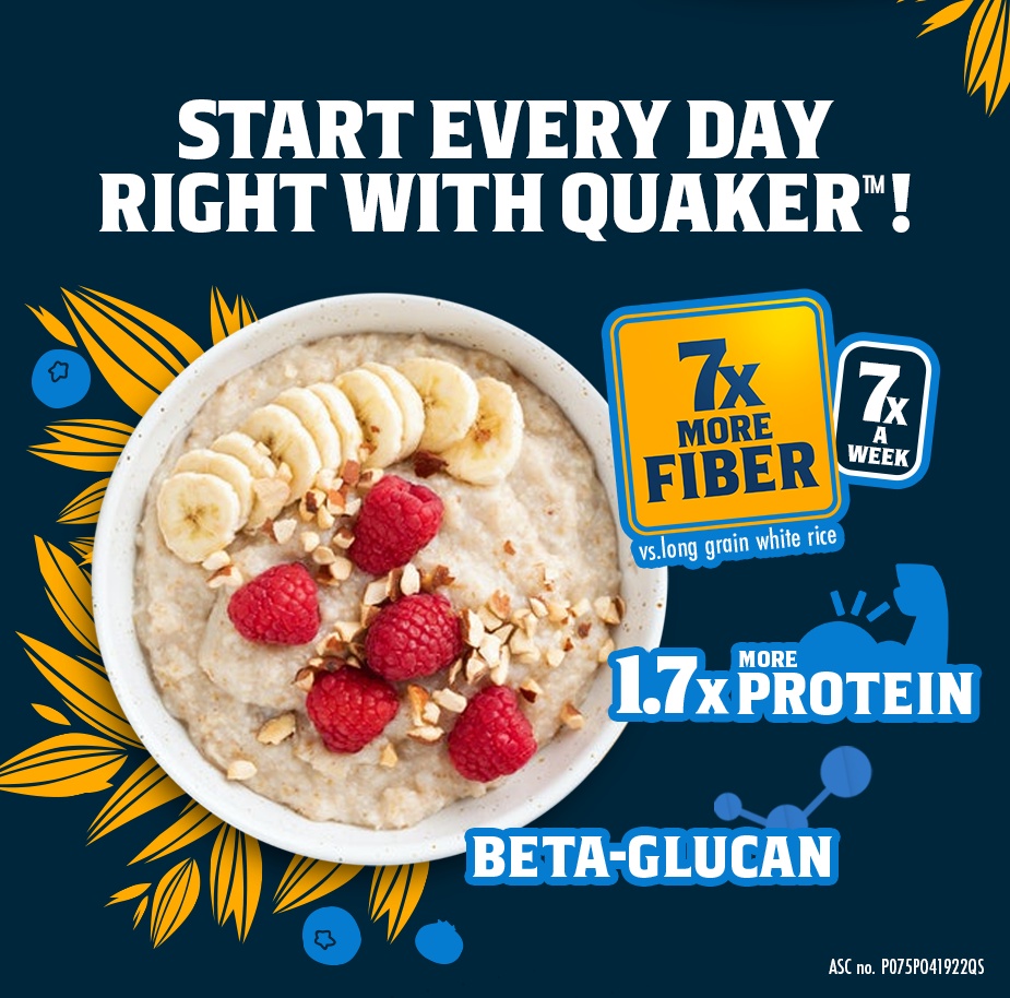 Quaker Instant Oatmeal 1kg (Jar) | Shopee Philippines