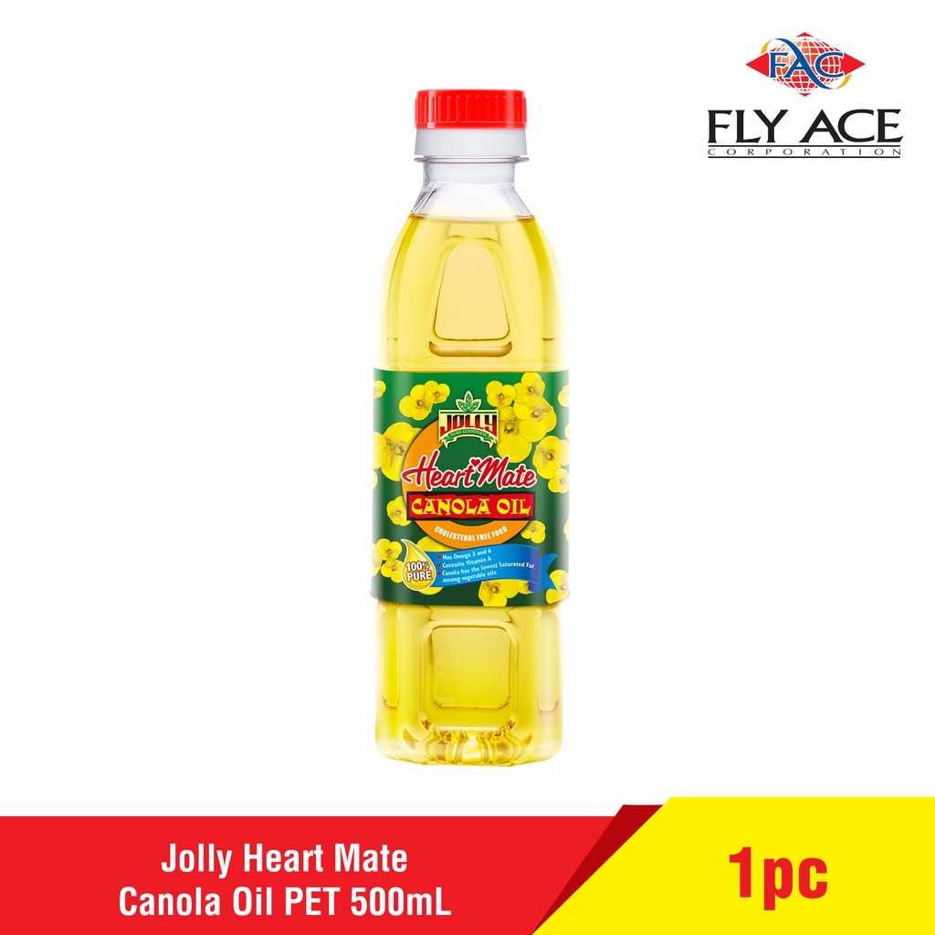Jolly Heart Mate Canola Oil PET 500ml | Shopee Philippines