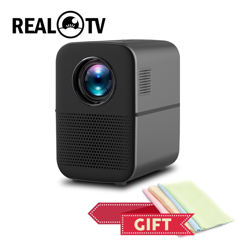 Real tv m6 full hd led projector 4000 lumens bluetooth hdmi usb 1080p ...