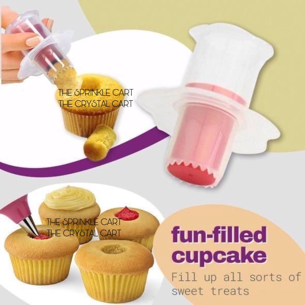 1pc Creative Fun-Filled Cupcake Muffin Digger Icing Filler Core Remover ...