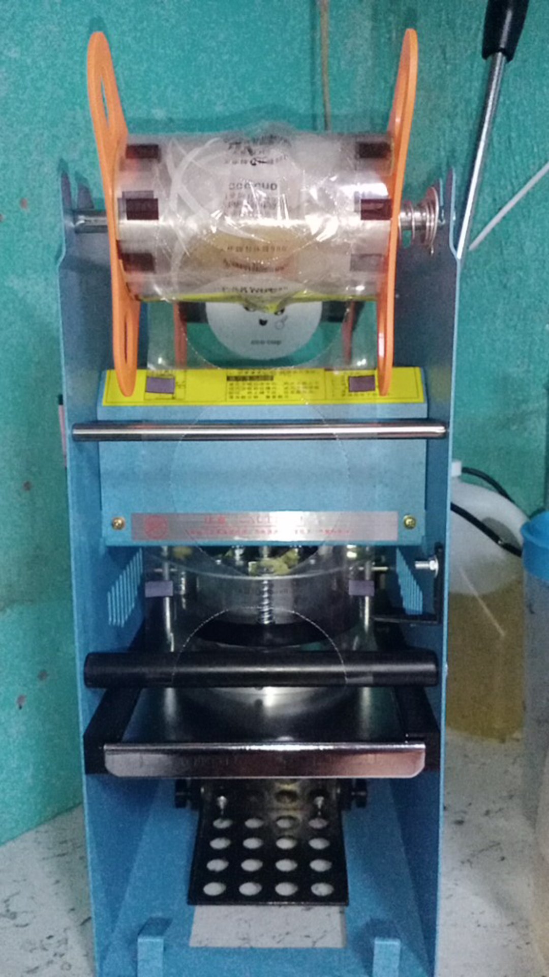 Verly Capper Manual Cup Sealing Sealer Machine Plastic Paper Bubble Tea ...