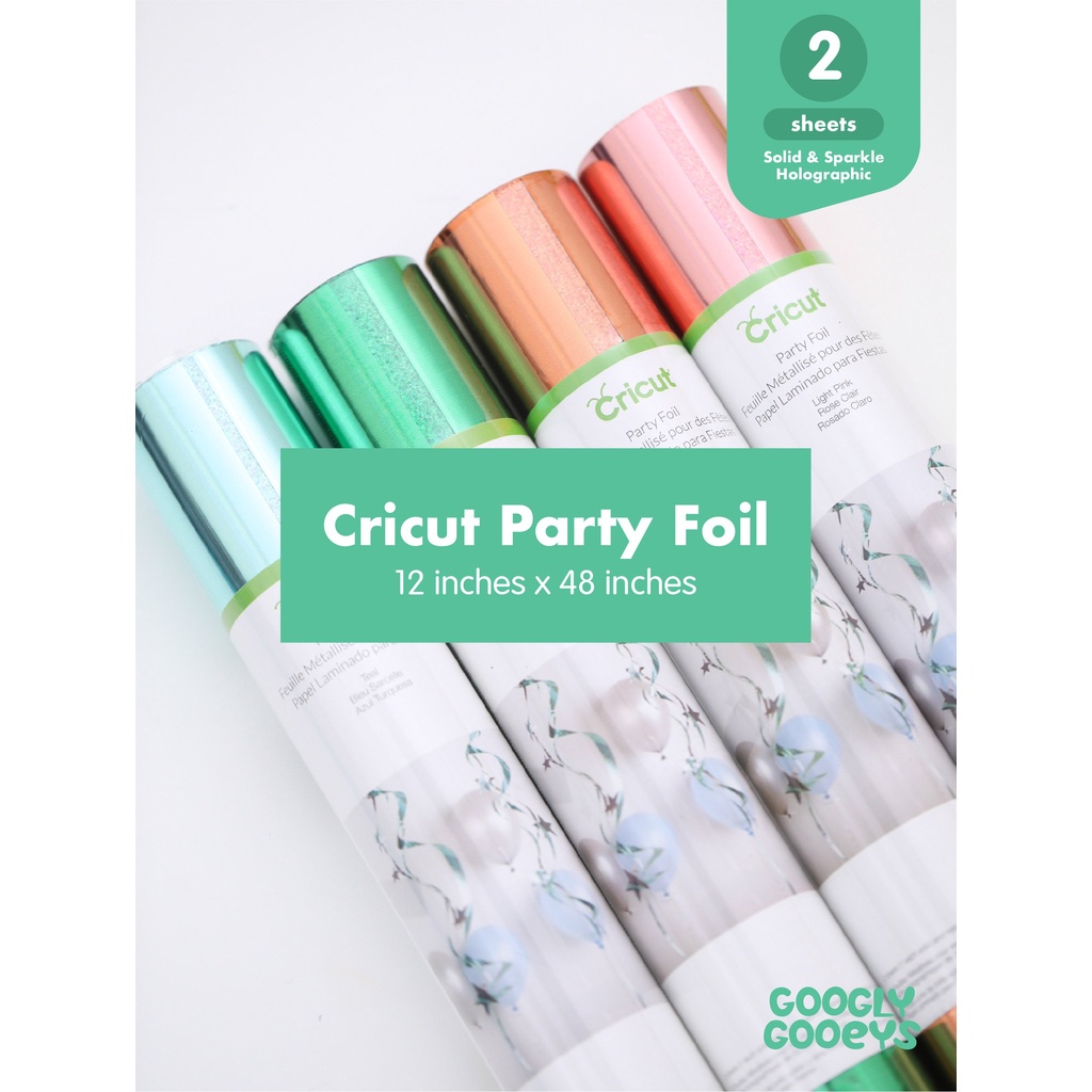 Cricut Party Foil | 12 x 48 inches for Cricut DIY Crafting Party ...