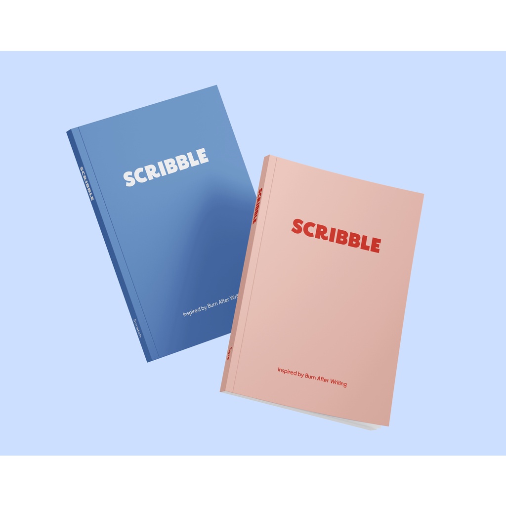 Scribble Book (Inspired by Burn After Writing) | Shopee Philippines