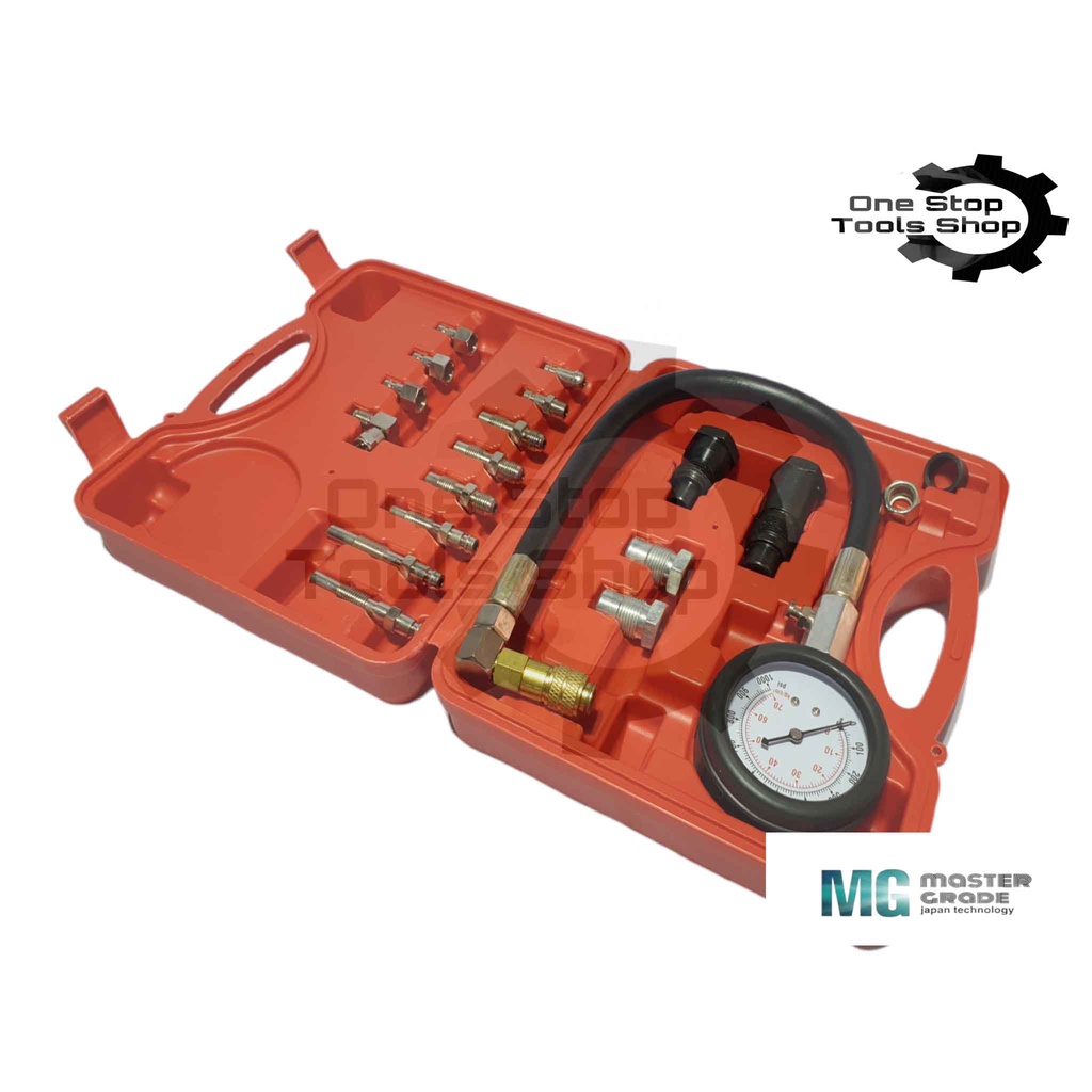ONE STOP TOOL SHOP TU-15A Diesel Engine Compression Tester Tool Kit ...