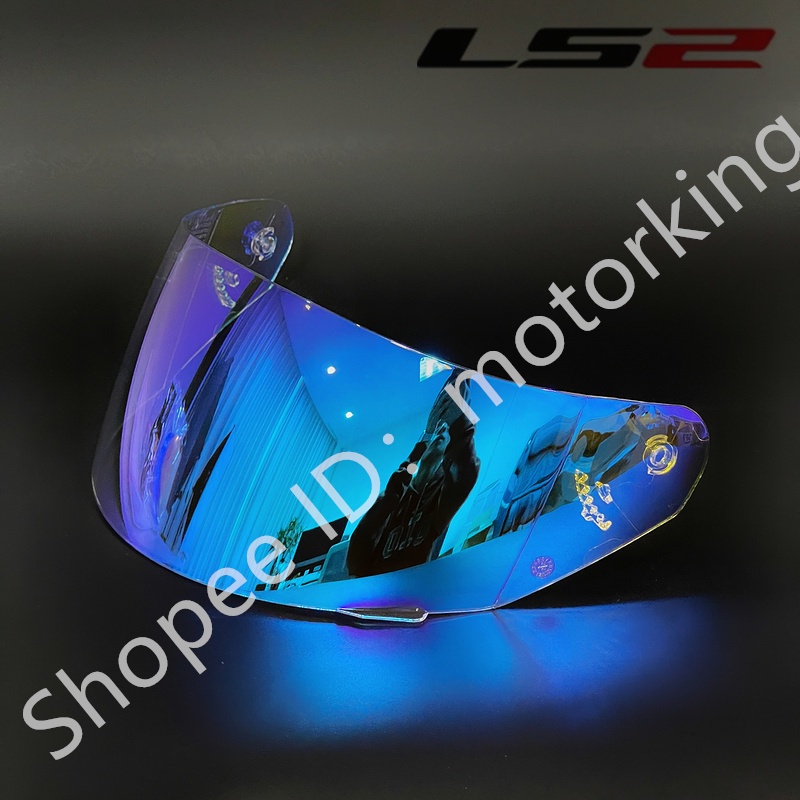 Ls2 Rookie Ls2 FF352 Visor Lens Revo Clear Blue | Shopee Philippines