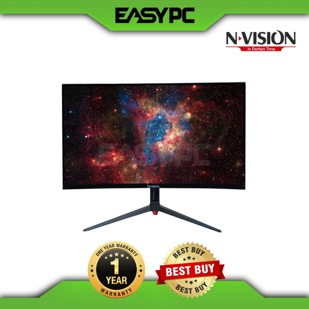Nvision GT24MV 24" 144Hz IPS Flat Gaming Monitor, HDMI And DP Connector ...