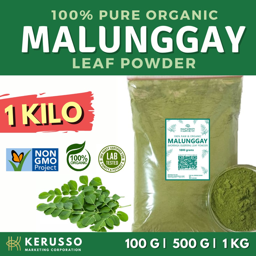 Malunggay Powder Organic ( Moringa) | Shopee Philippines