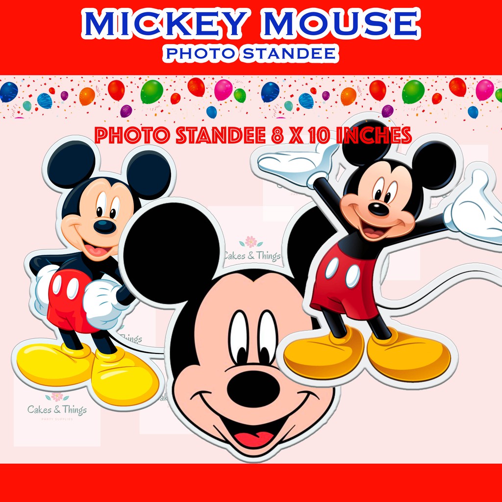Mickey Mouse Photo Standee Tabletop | Shopee Philippines