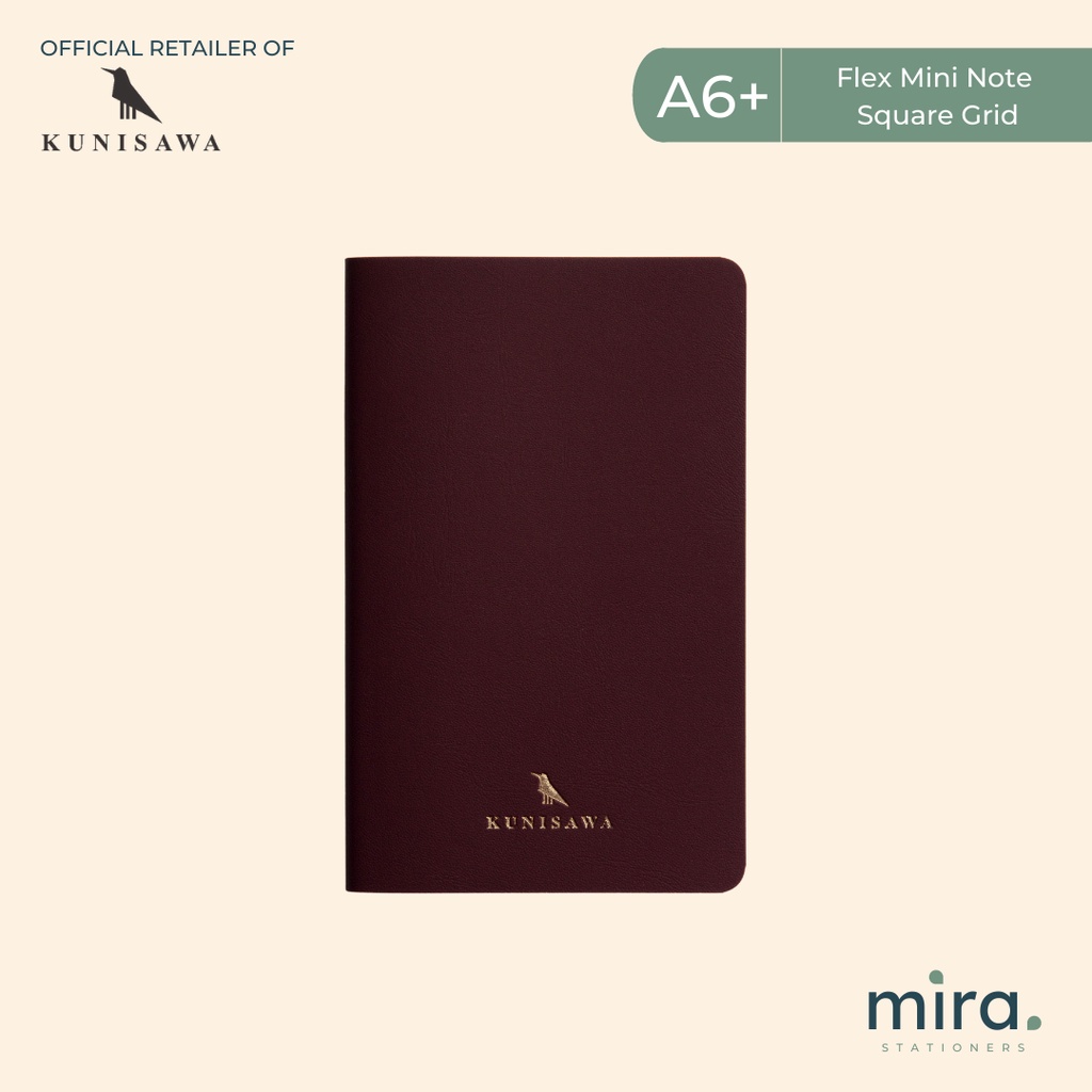Kunisawa - Find Flex Mini Note - Square Grid Softcover Notebook ...