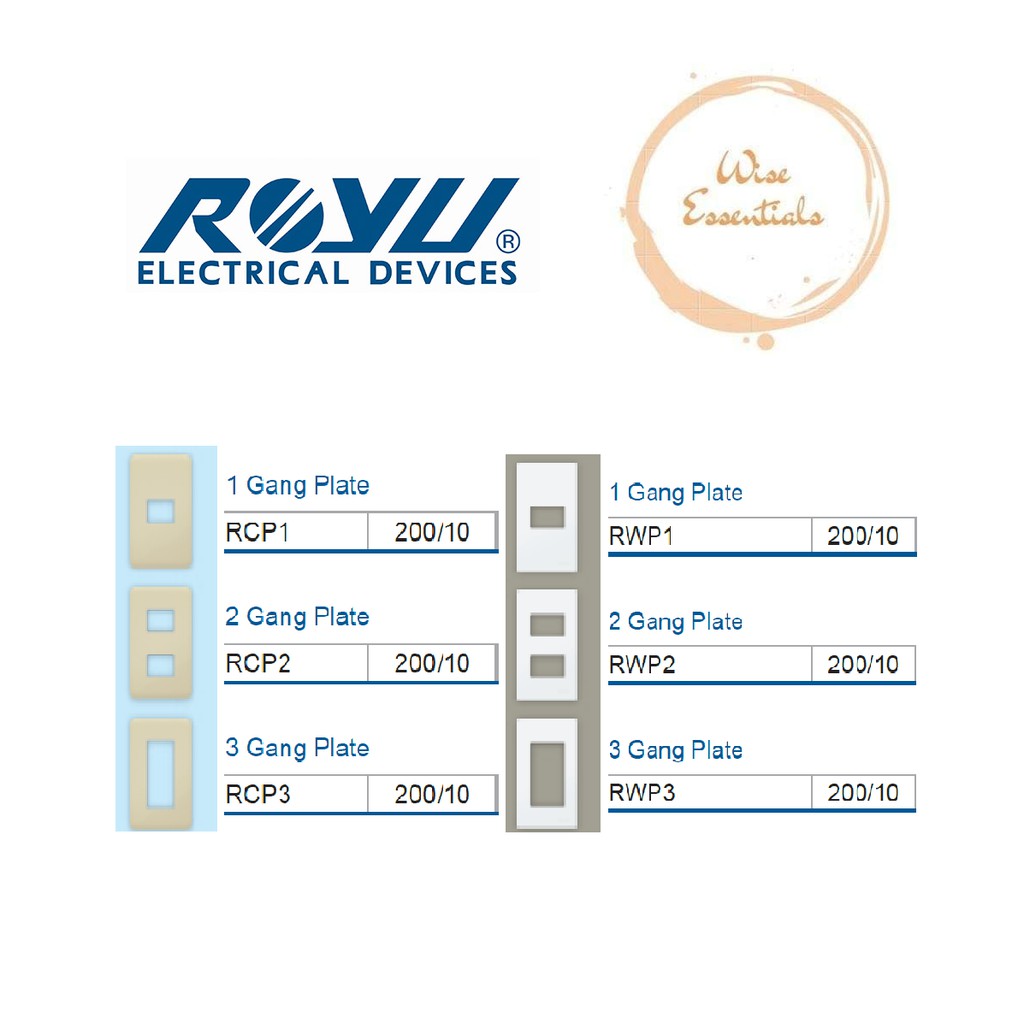 ROYU 1, 2, 3 Gang Classic, Wide Series | Shopee Philippines
