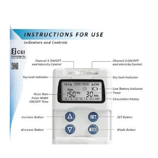 MH6000 TENS EMS FES Device for Physical Therapy Pain Relief with ...