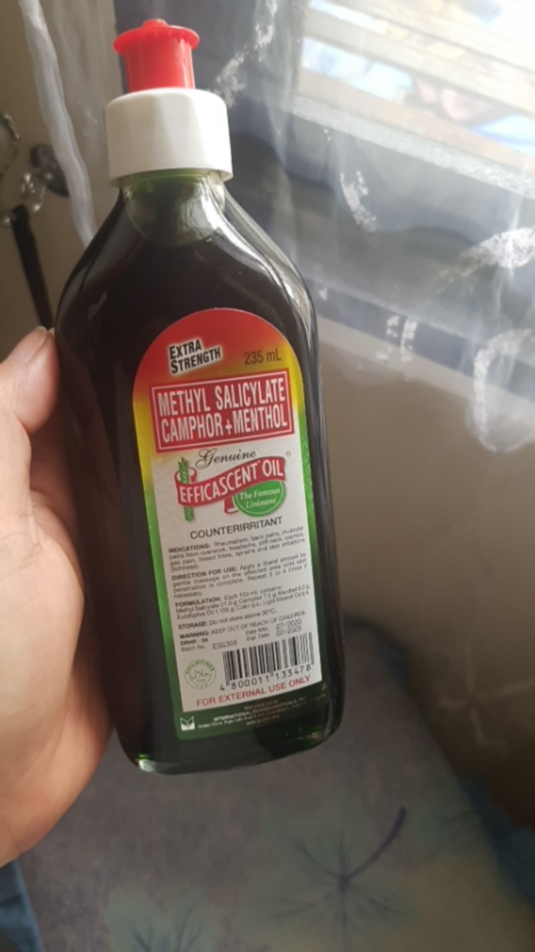 Efficascent Oil Jumbo Size 235ml - Regular or Extra Strength | Shopee ...