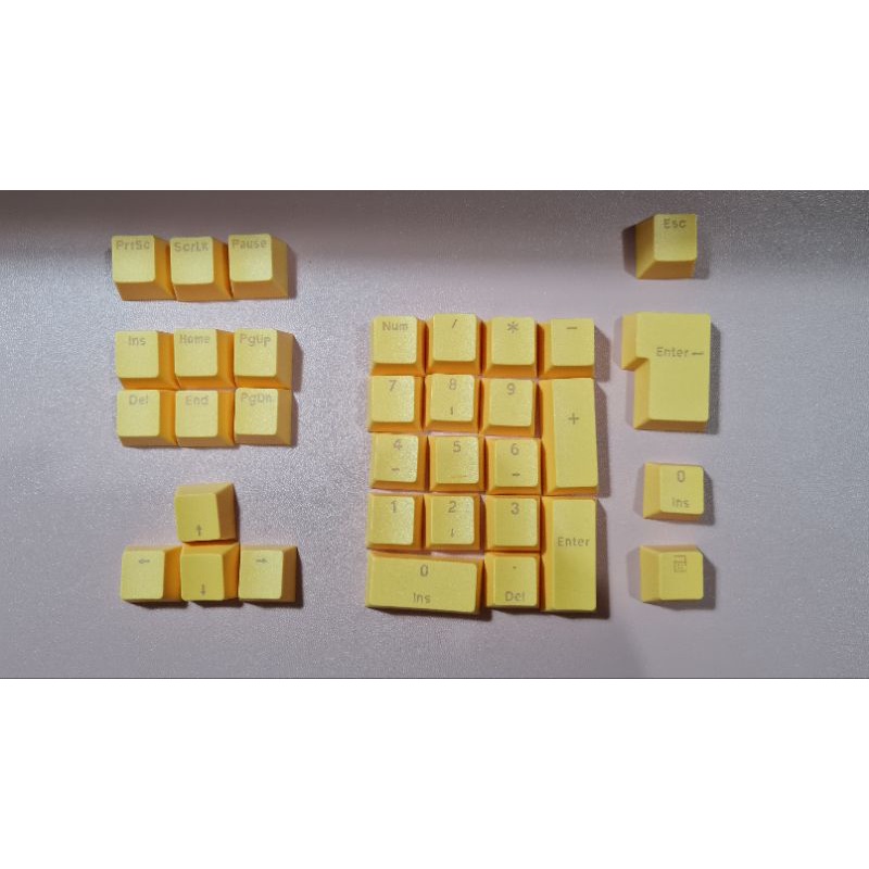 Numpad and Shortcut keycaps ABS Backlit for Mechanical Keyboard (No box ...