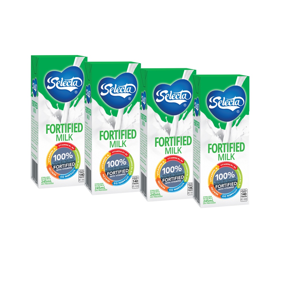 Selecta Fortified Milk 245mL - Set of 4 | Shopee Philippines