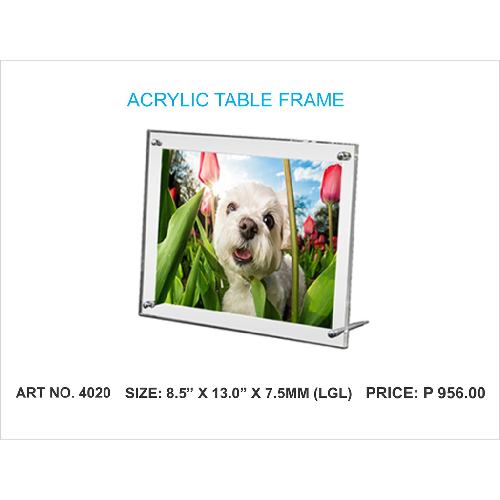 Jay C. Designs Acrylic Table Frame Art No. 4020 | Shopee Philippines