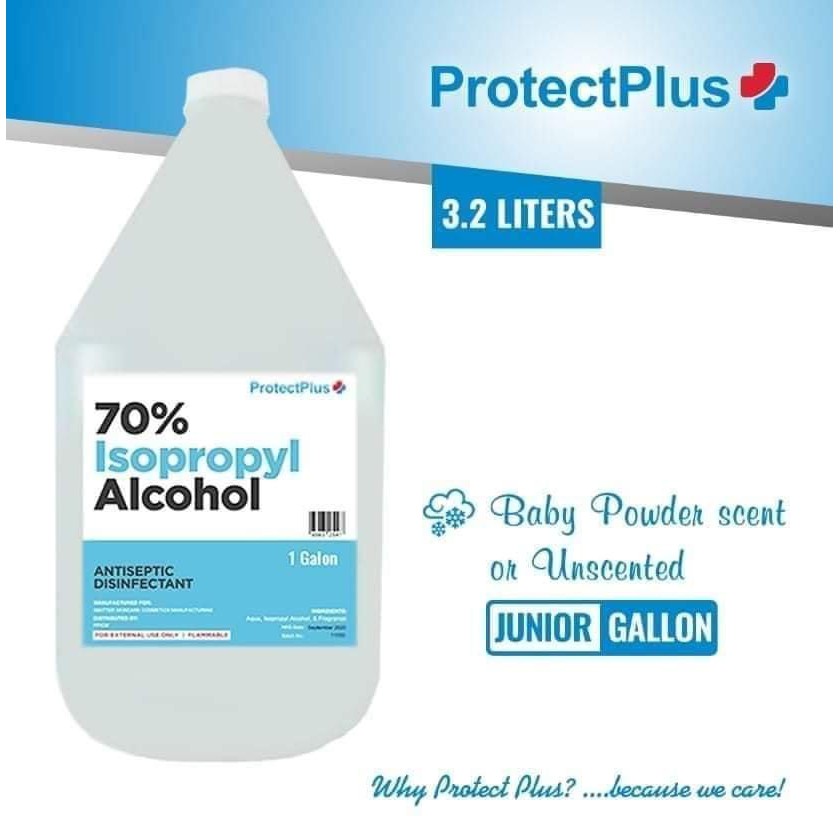 ProtectPlus Alcohol 1 Gal (3.2 Liters) | Shopee Philippines