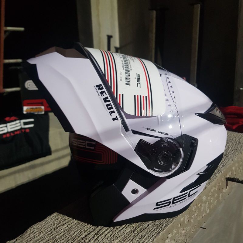 Revolt modular helmet with freebies (sec brand) | Shopee Philippines