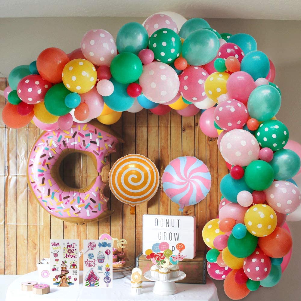 Party Supplies Paper & Party Supplies Cursive Sweet One Donut Balloon ...