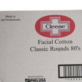 Cleene Facial Cotton Rounds Classic 80s Pack of 1 or 2 (160 Pads) 100% ...