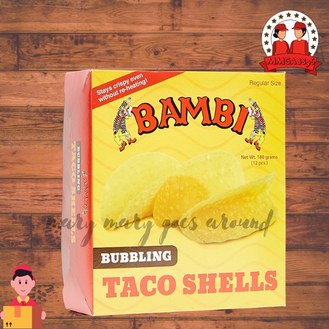 Bambi Bubbling Taco Shell 12's | Shopee Philippines