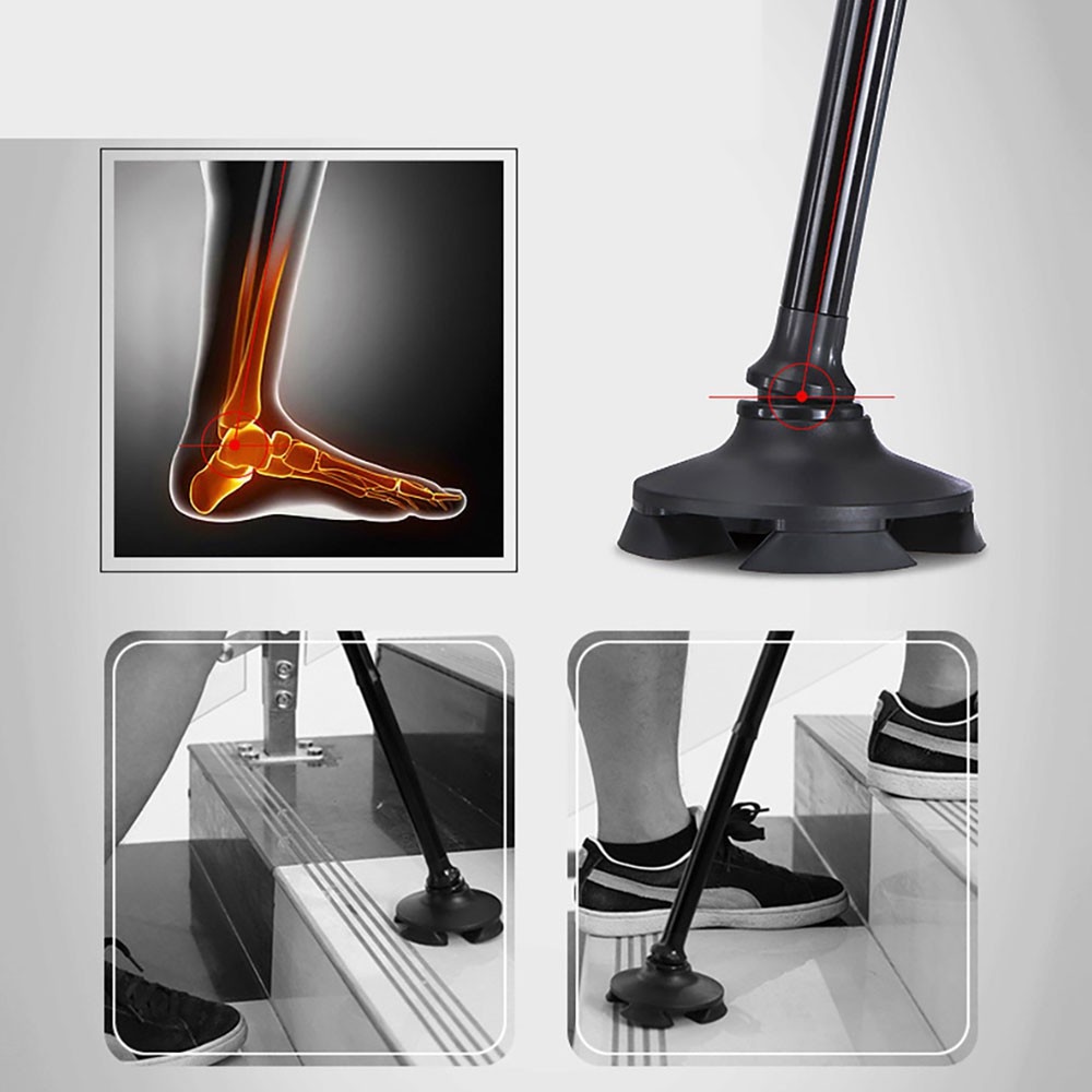 Cofoe Cane for elderly with LED Light Portable Adjustable Folding 5 ...