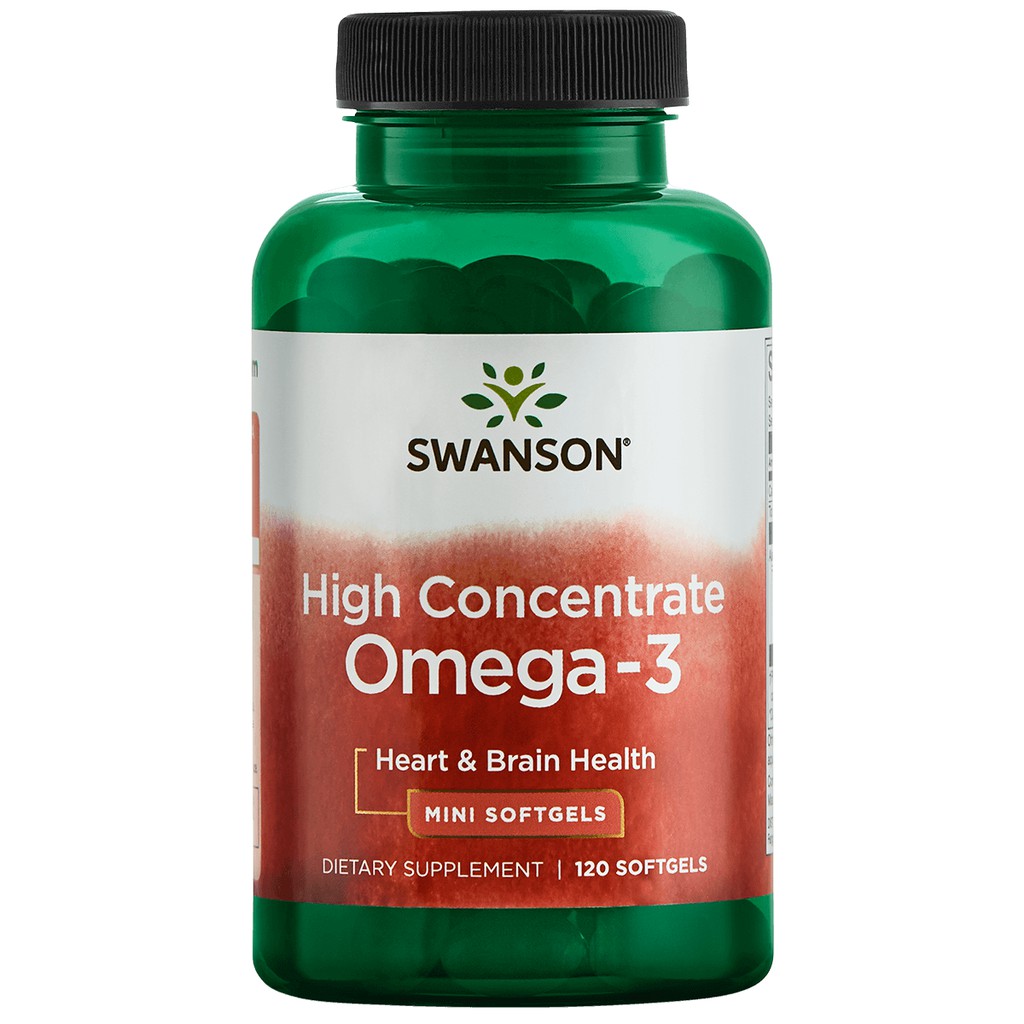 Swanson High Concentrate Omega-3 120 Softgels Heart Health | Shopee ...