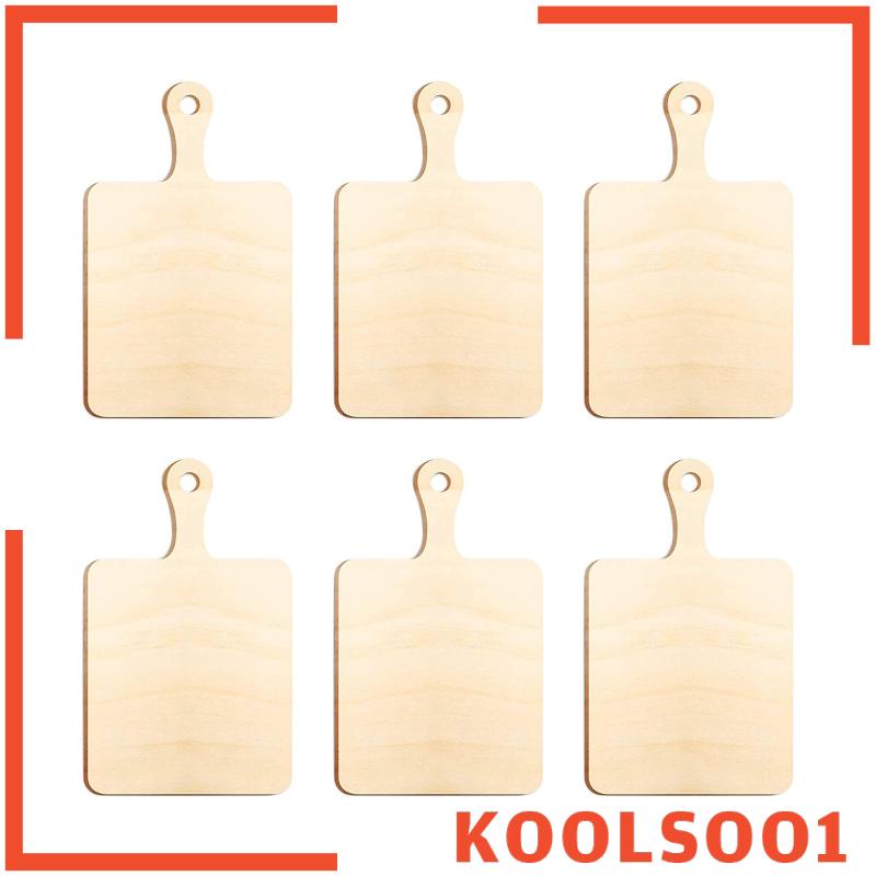 [Koolsoo1] 6Pcs Mini Wooden Cutting Board Small Kitchen Serving Boards ...
