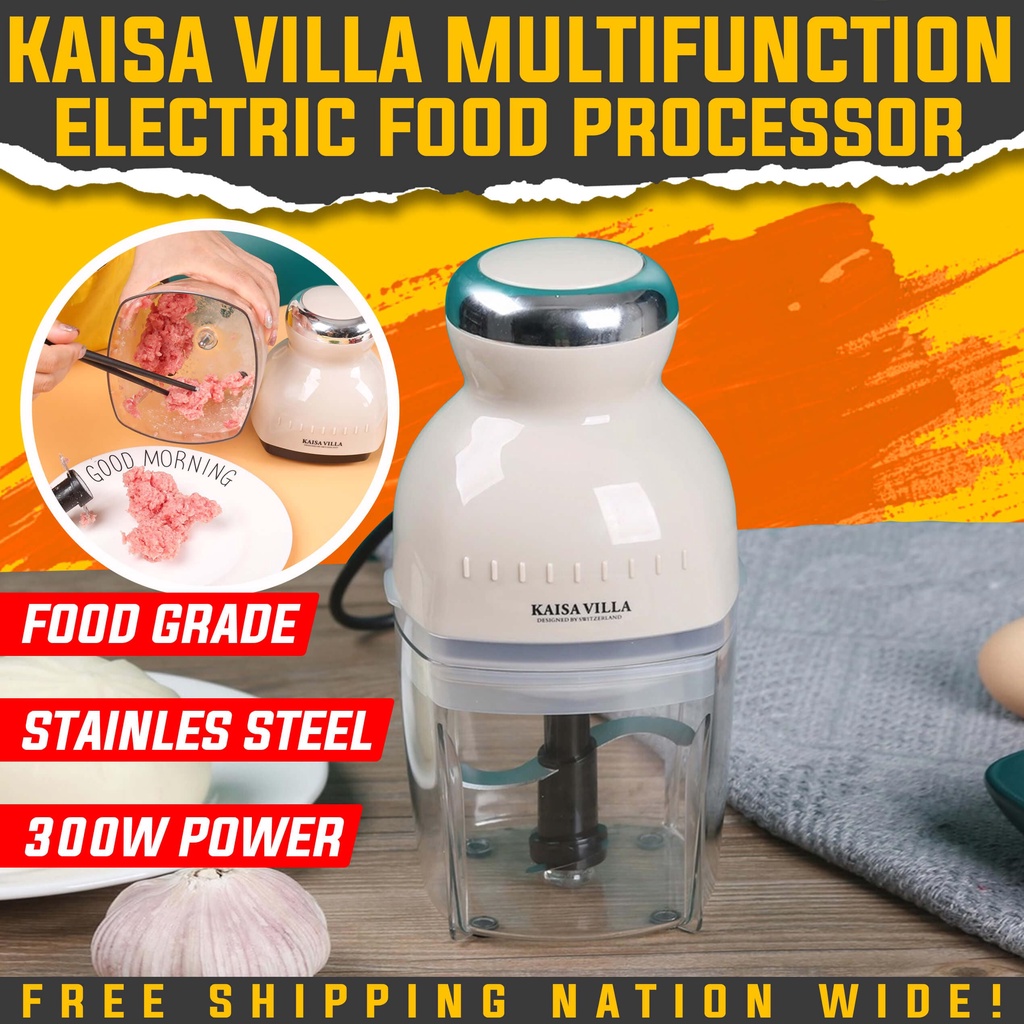 Kaisa Villa electric meat grinder household electric small multifunctional mixer food processor ...