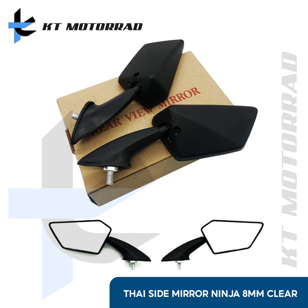 KT Universal HMA Thai Side Mirror Ninja Modify HMA 8mm Clear 1:1 ...