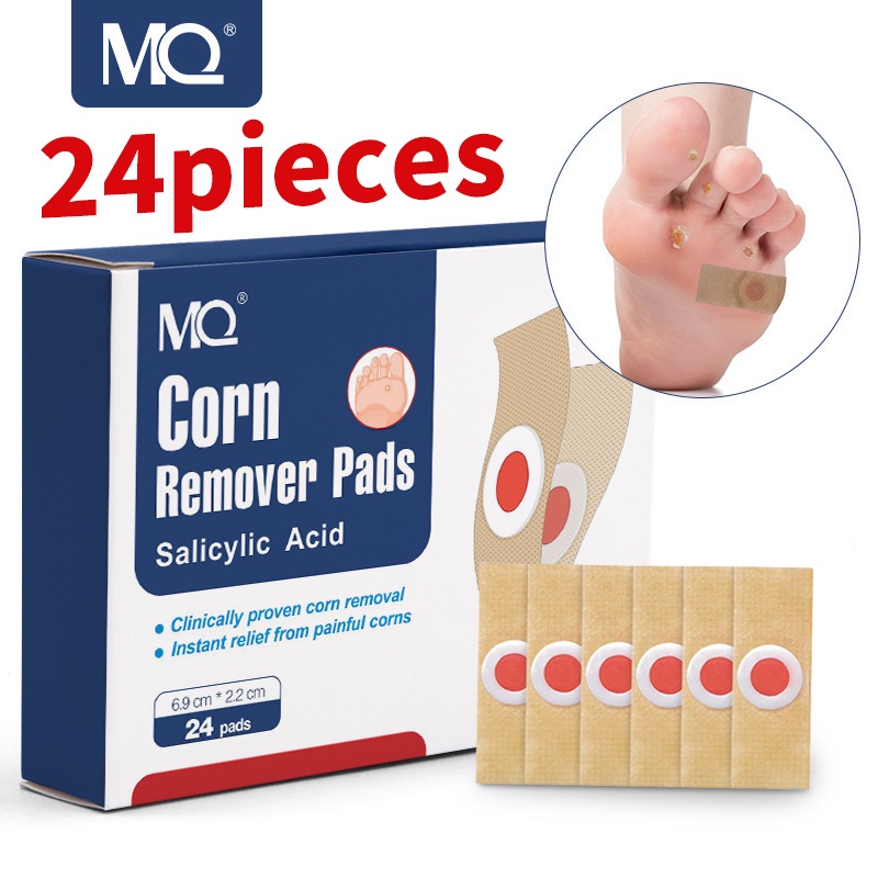 24pcs Warts Remover Foot Corn Pads treatment first aid removal pain ...