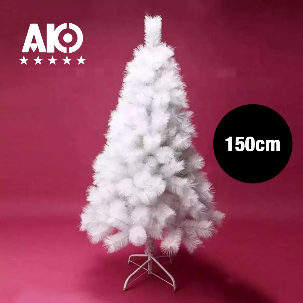 AKO WD-9 150CM 5FT WHITE CHRISTMAS TREE | Shopee Philippines