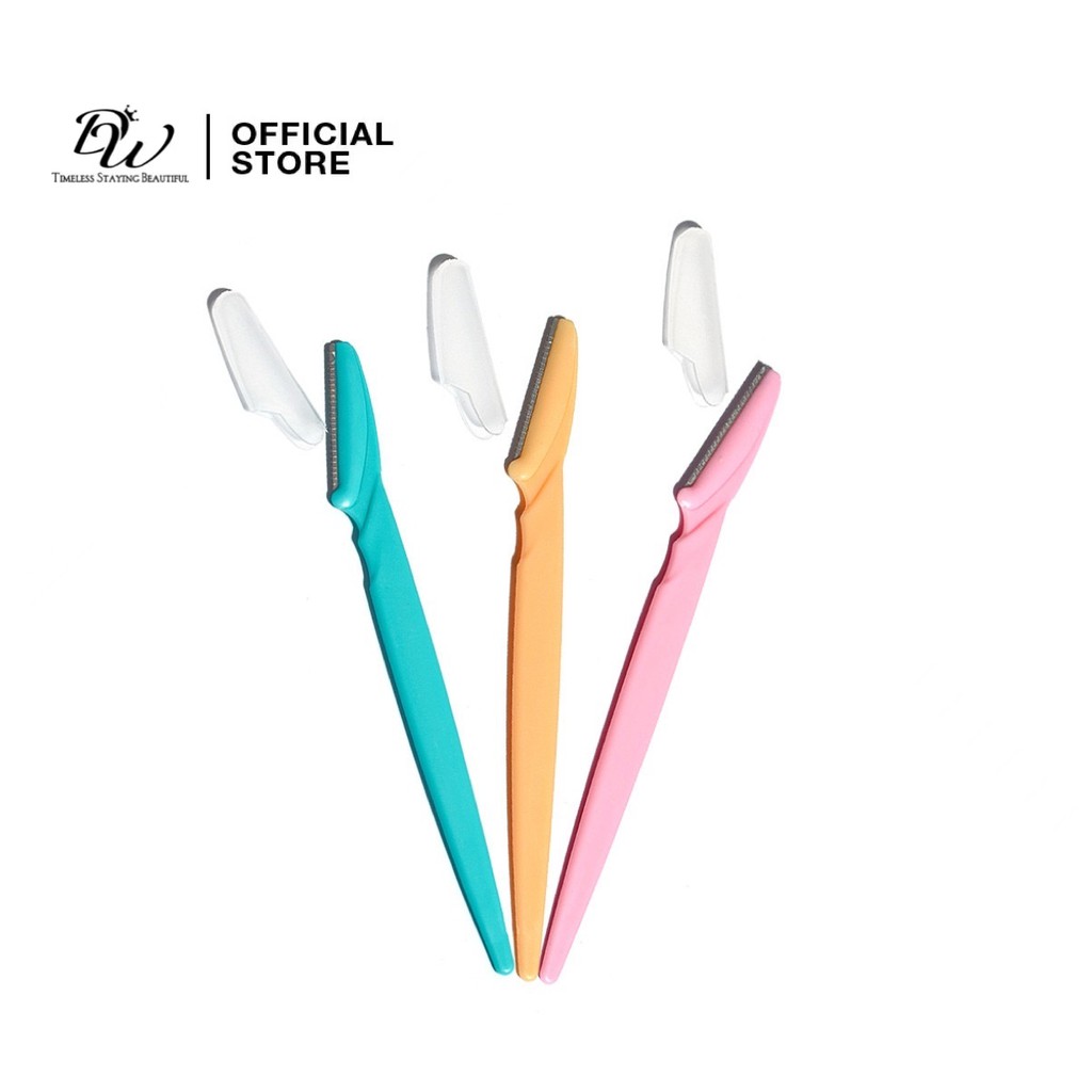 DW 3pcs/Set Eye Brow Eyebrow Razor Trimmer Blade Knife | Shopee Philippines