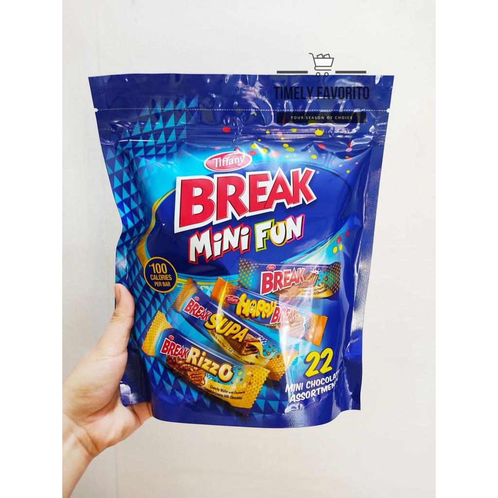 Tiffany Break Mini Fun, Crunchy Wafer Fingers in Creamy Milk Chocolate ...