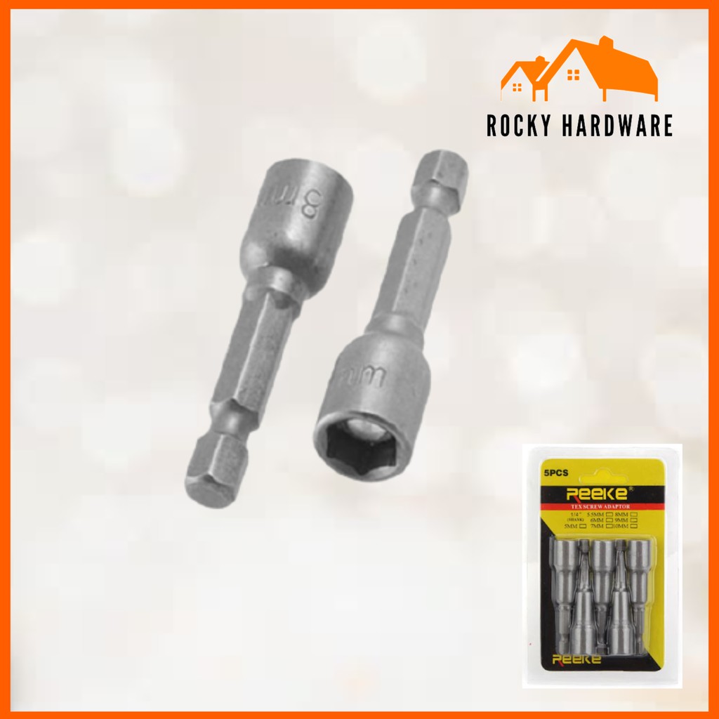 Magnetic Tek Screw Adapter 8mm Tex Screw Nut Setter Adapter Per Piece ...