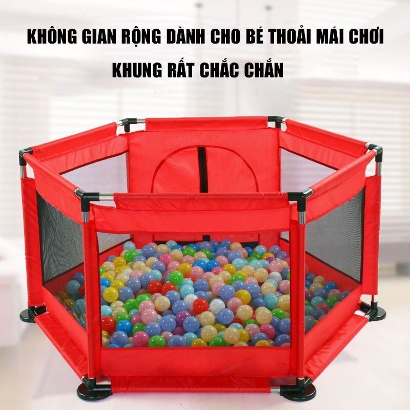 Steel frame hexagon ball house comes with 15 balls (ball house for kids ...