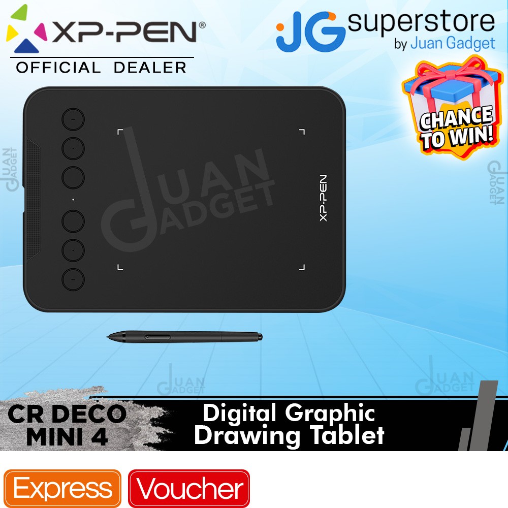 XP-Pen Deco Mini 4 Anniversary Edition Drawing Tablet 13.3" w/ Battery ...