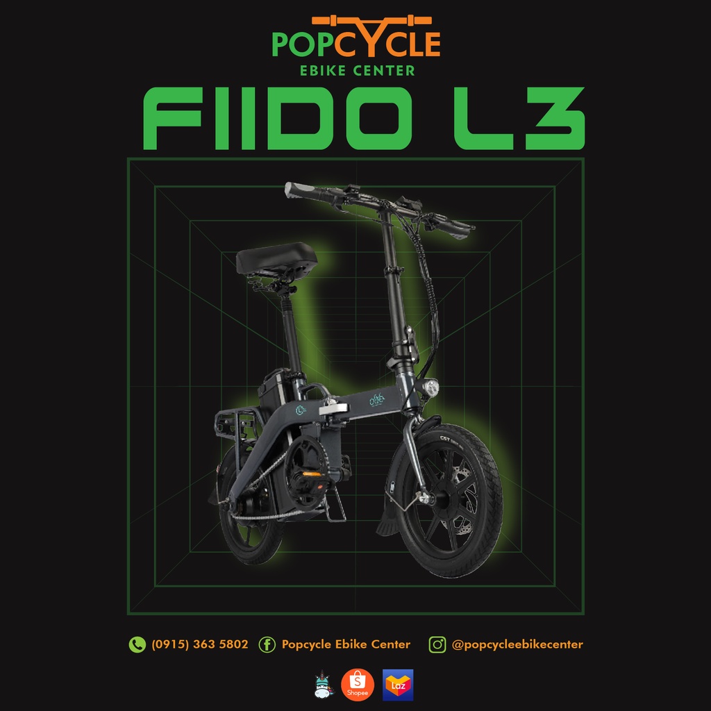 Fiido L3 Electric Folding Bike | Shopee Philippines