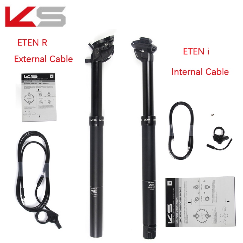 KS Eten-i/Eten-R with remote control Mountain dropper seat post 30.9/31 ...