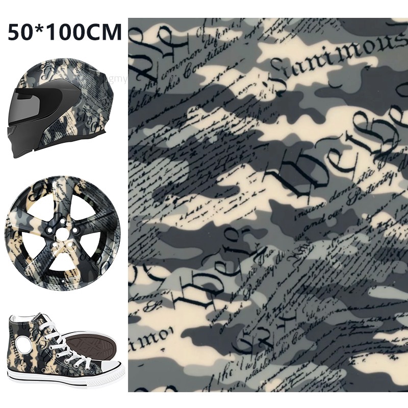 PVA Hydrographic Film Water Transfer Printing Film Hydro Trim 50x100cm | Shopee Philippines