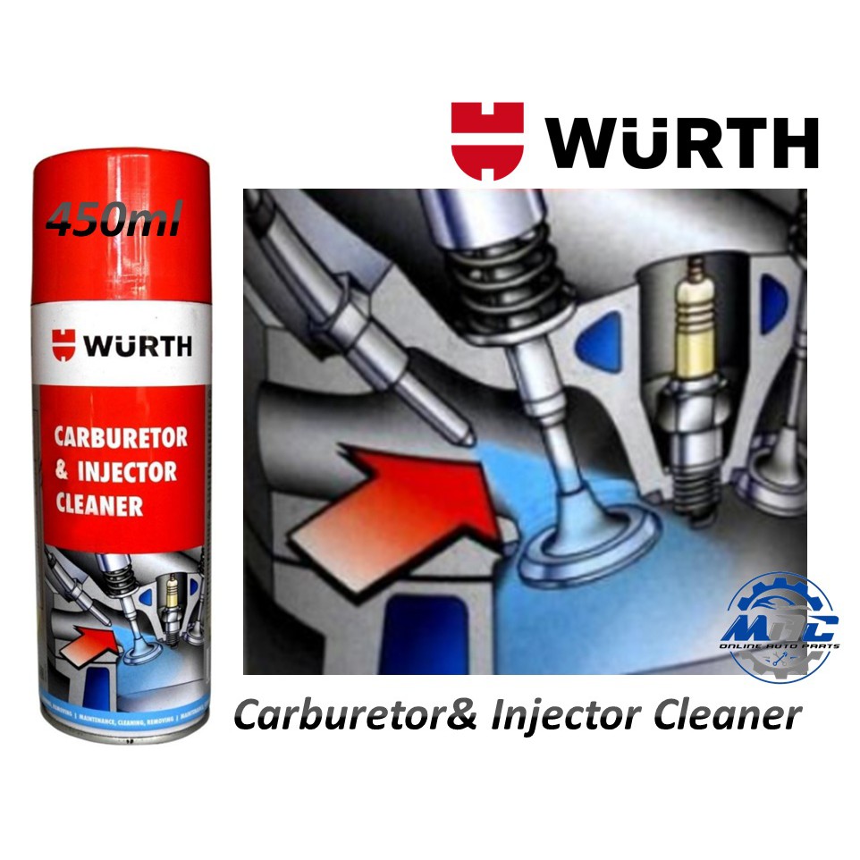 Wurth Carburetor & Injector Cleaner 450 ml | Shopee Philippines