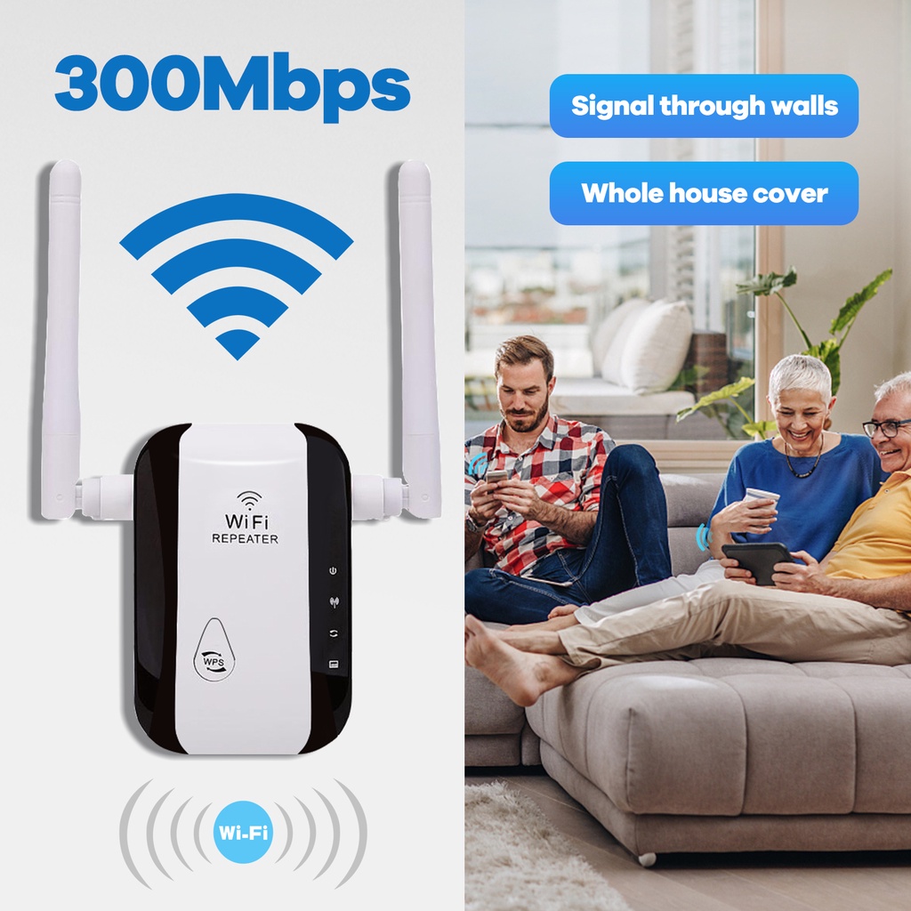 WiFi Range Extender 2.4G High Speed WirelessNetwork Signal Extend ...