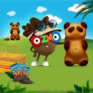 Ozmo Ogopogo Cake With Cacao & Chocolate Cream 30G | Shopee Philippines