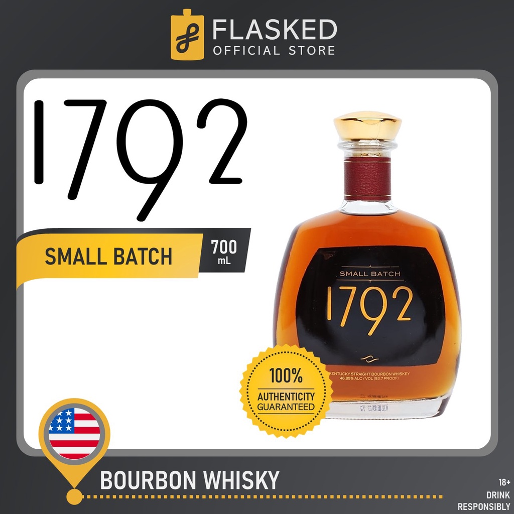 1792 Small Batch Kentucky Straight Bourbon Whisky 700mL | Shopee ...