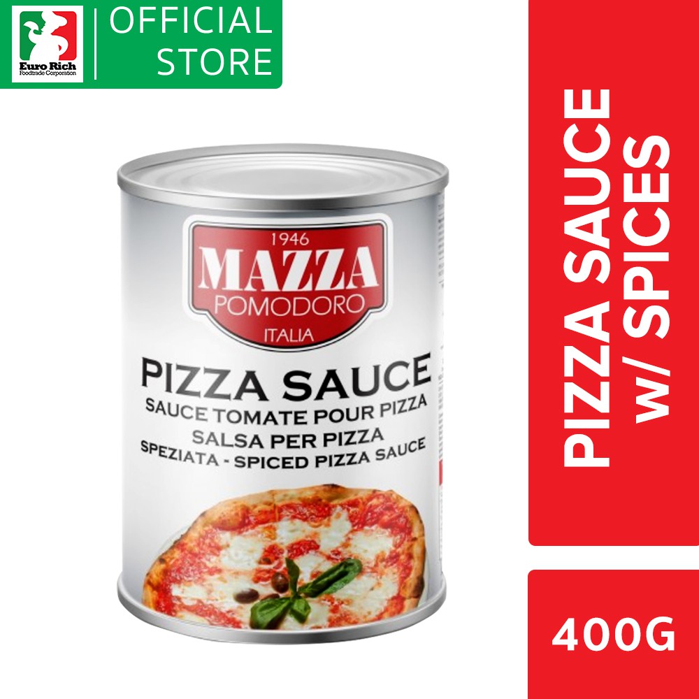 Mazza Pizza Sauce with Spices 400g | Shopee Philippines