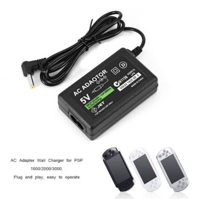 5V PSP 1000/2000/3000 Charger AC Charger Adapter Power Supply | Shopee ...